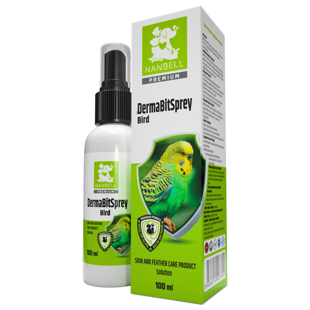 Nanbell Maxi Dermabit Kuş Spreyi – Etkili Parazit Koruma 100ML - Barugu