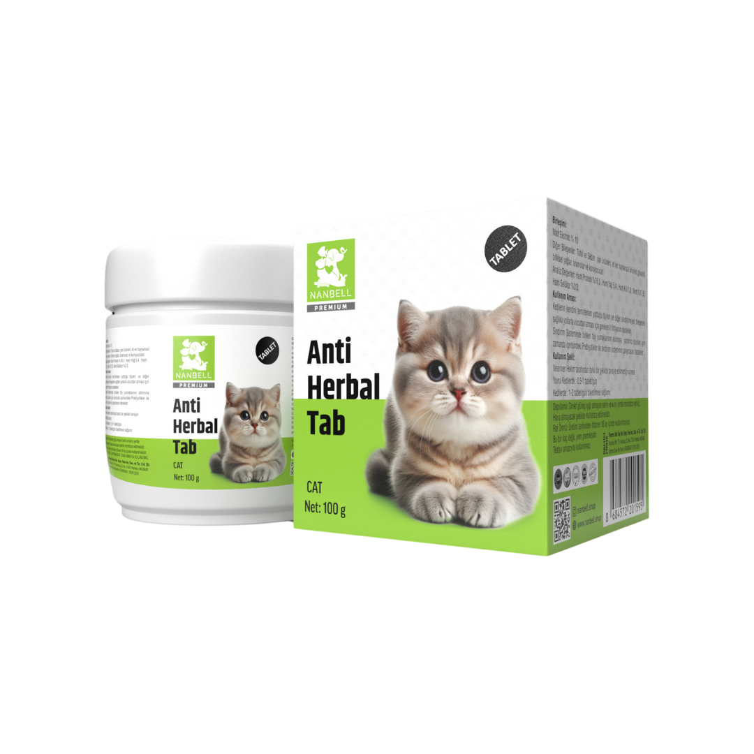 Nanbell Anti Herbal Tab – Kediler İçin - Barugu